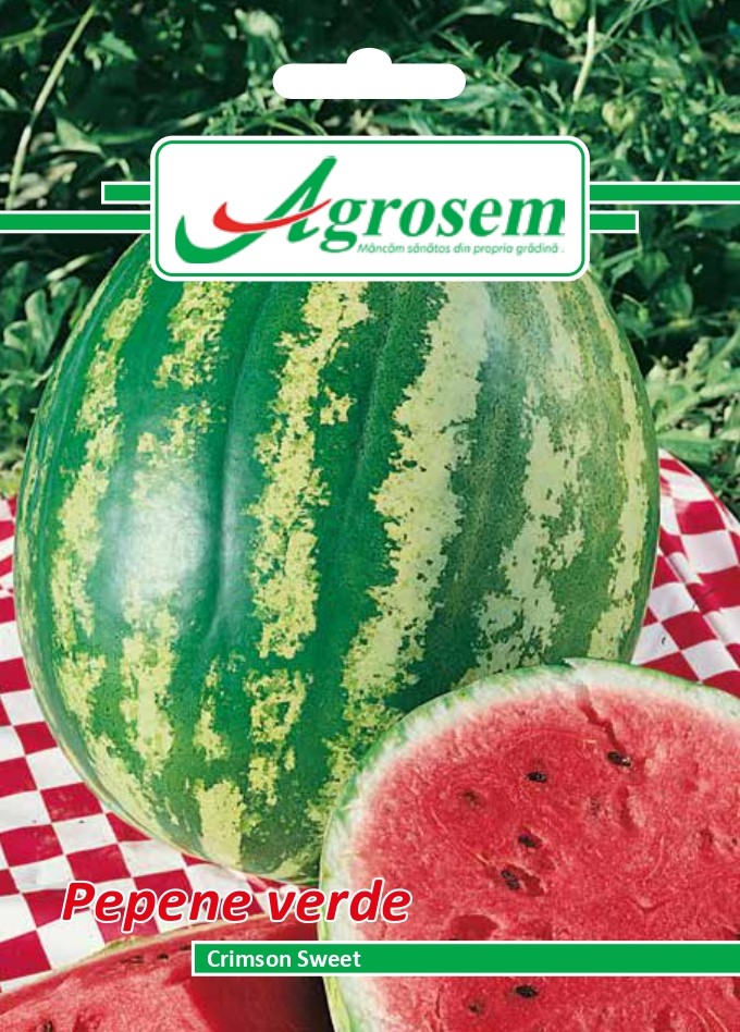 Seminte Pepene Verde CRIMSON SWEET 2 gr - Agrosemseed.ro